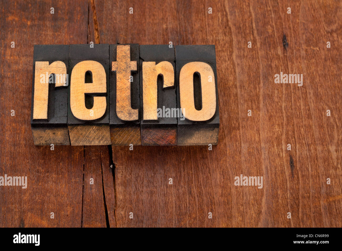 Retro word hi-res stock photography and images - Alamy