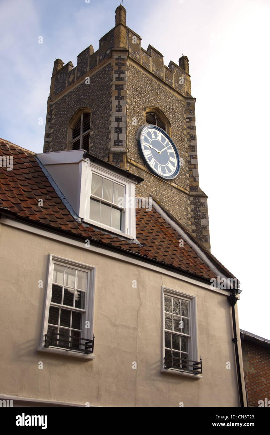 Church clock face hi-res stock photography and images - Alamy