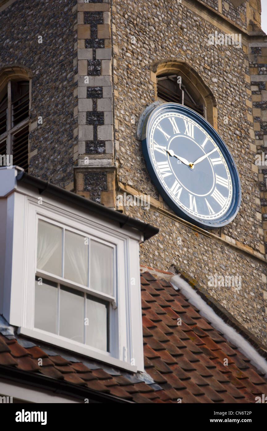 Church clock face hi-res stock photography and images - Alamy