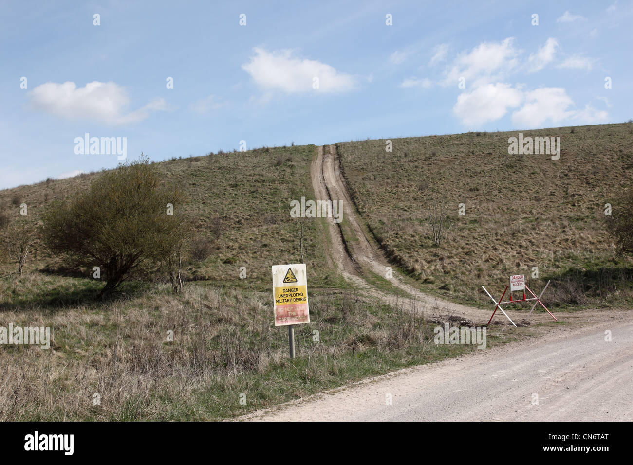 Salisbury Plain British Army training ground, Wiltshire, England, UK ...