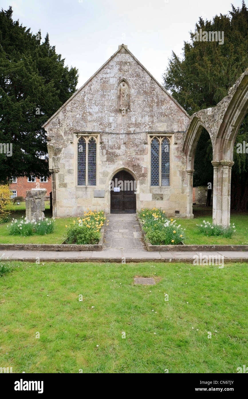 Old St Marys Church Wilton Wiltshire UK Stock Photo - Alamy
