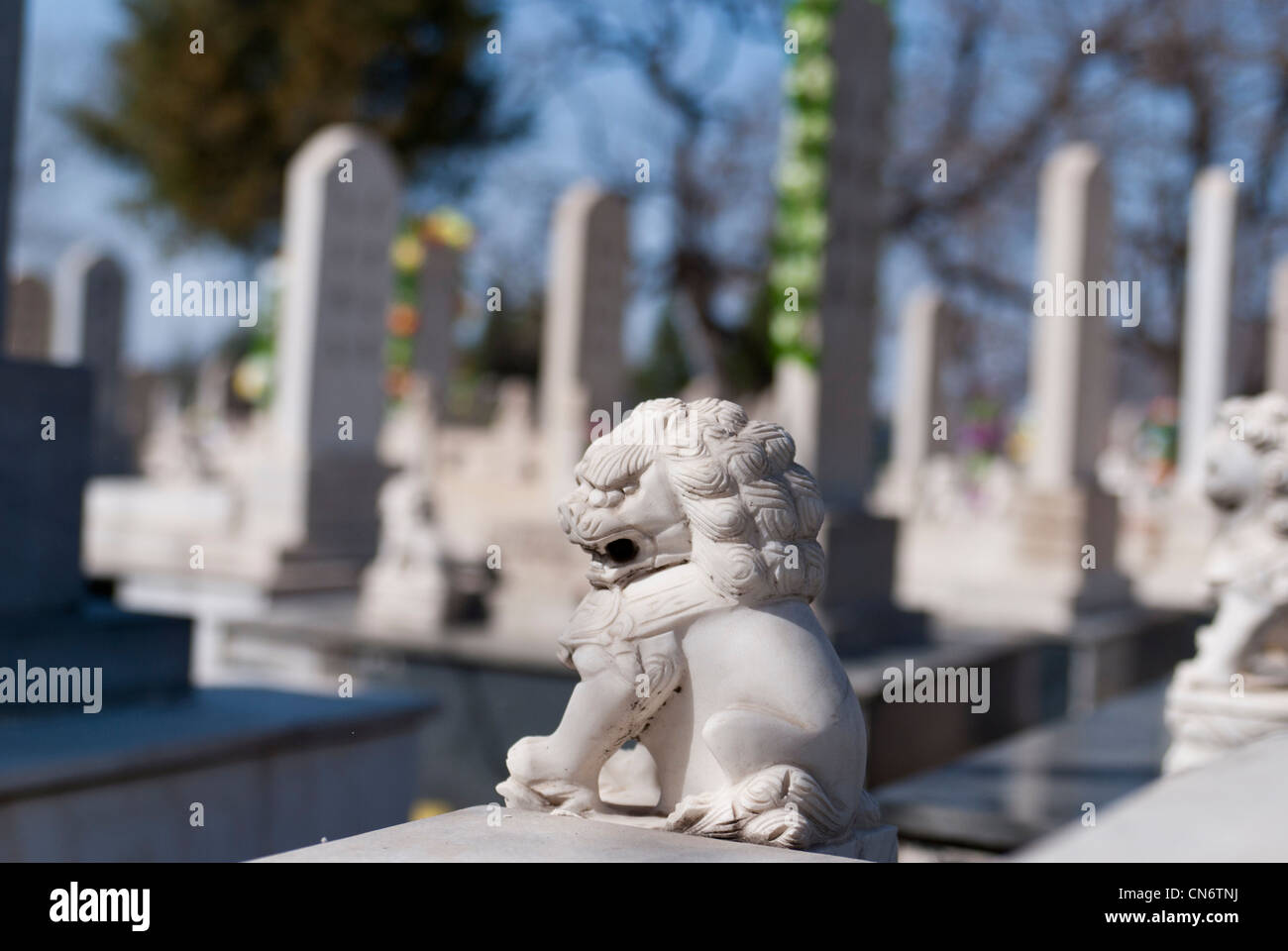 Chinese Ching Ming grave-sweeping Stock Photo - Alamy