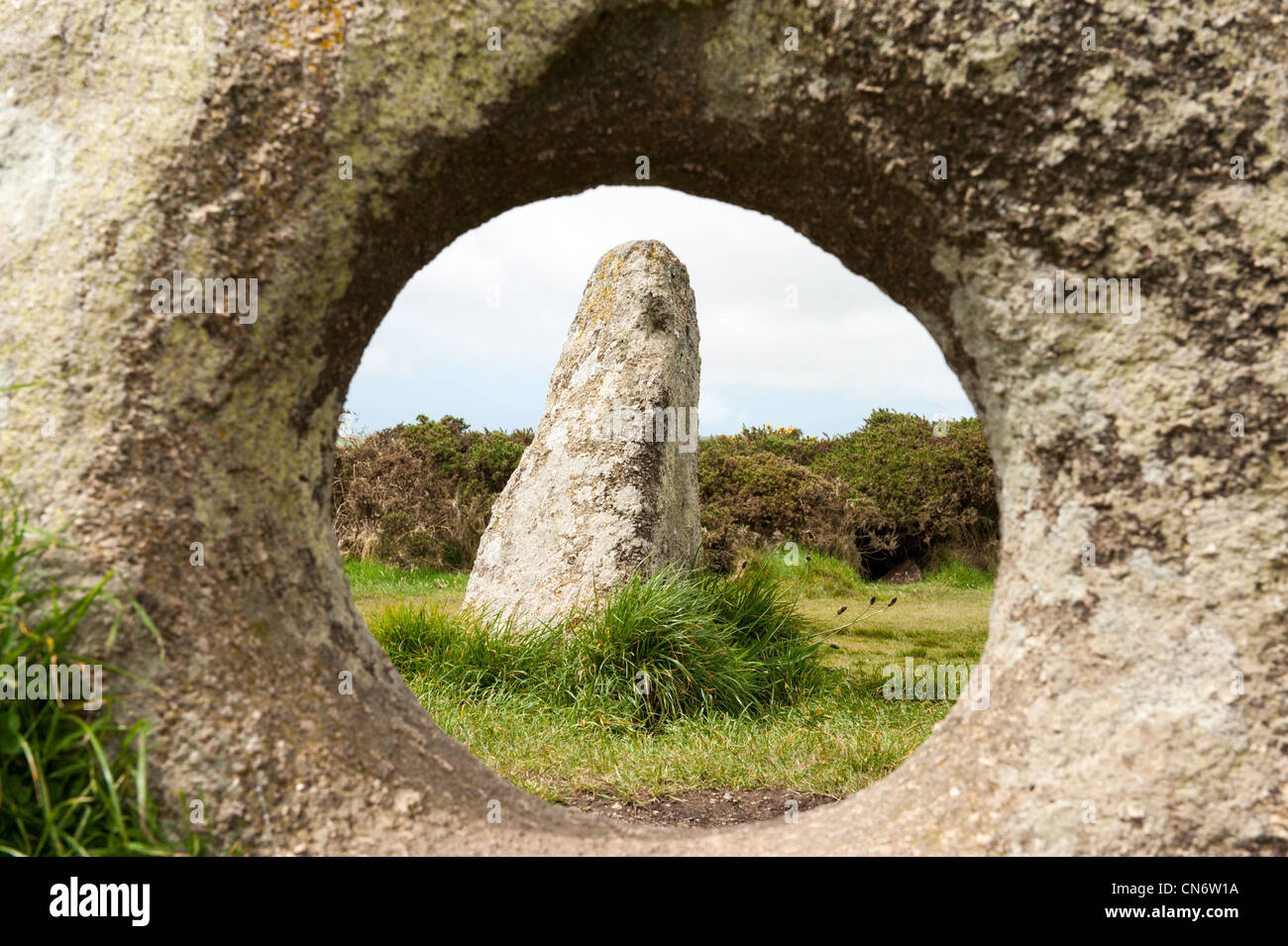 Men-an-Tol Megalithic stone monument Cornwall, England, "Great Britain ...