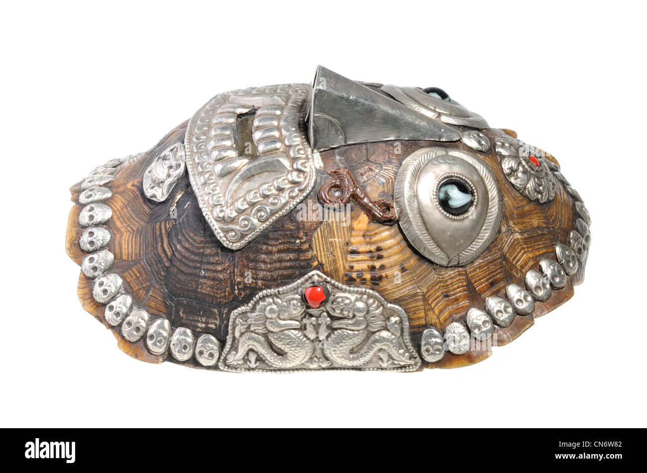 mask made of tortoise turtle carapace - illegal endangered species ...