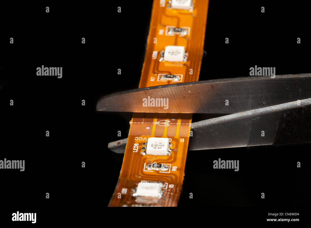 Cuttable LED Strip Light Stock Photo - Alamy