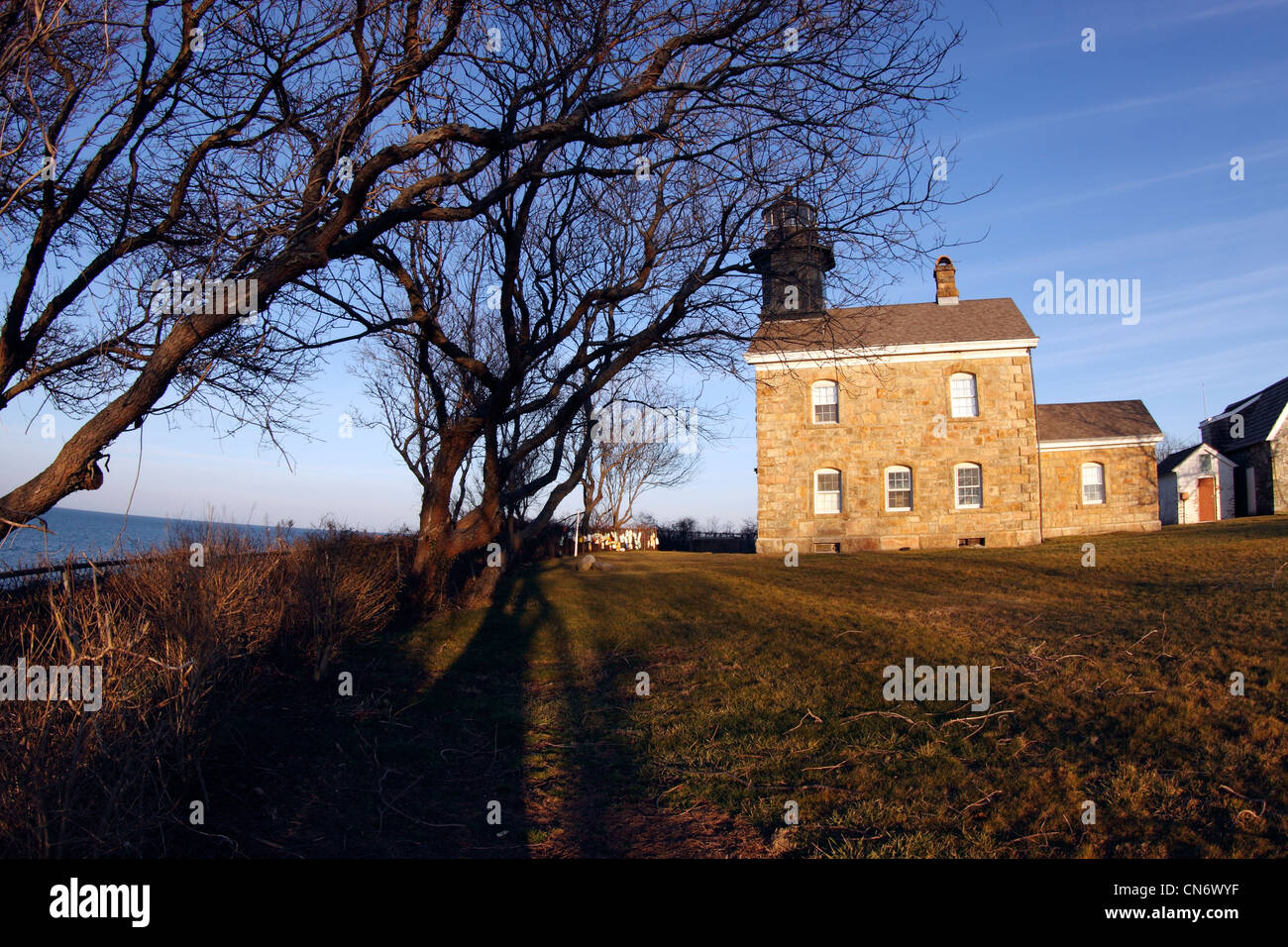 Old Field Lighthouse Long Island NY Stock Photo - Alamy