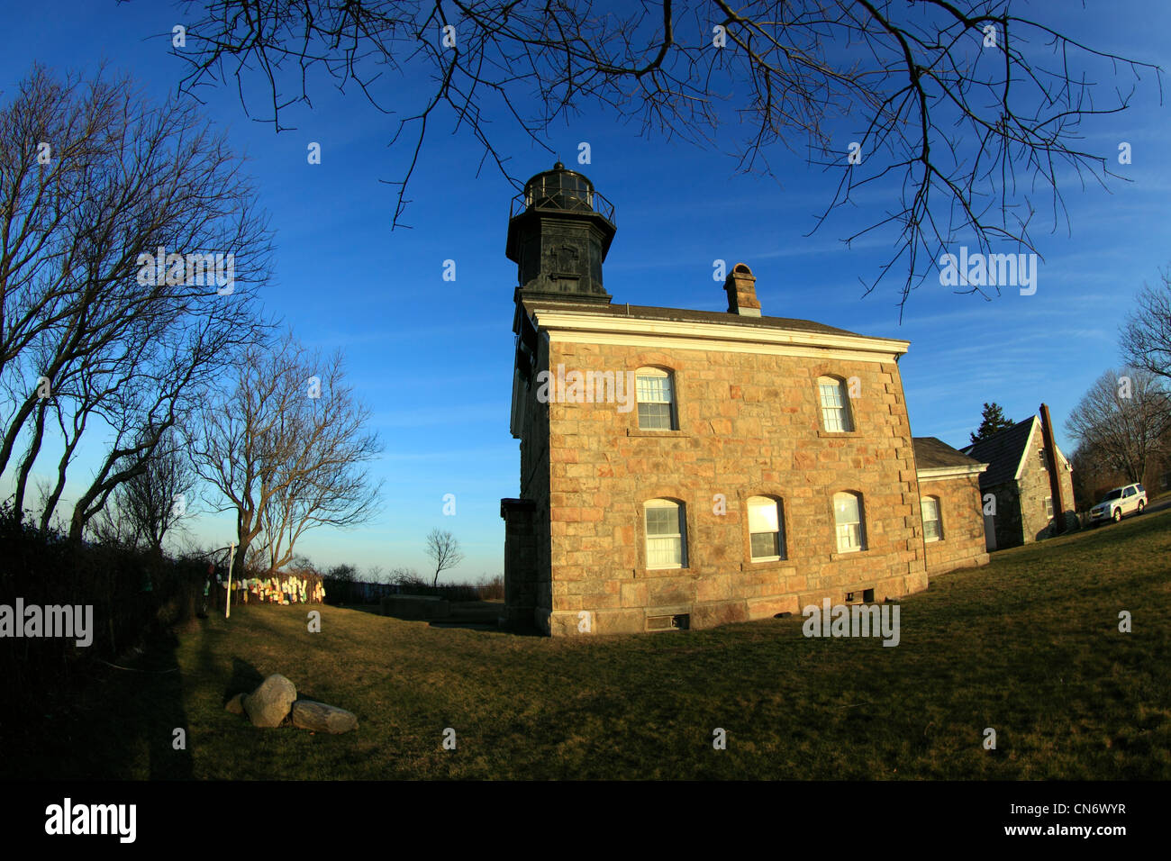 Old Field Lighthouse Long Island NY Stock Photo - Alamy