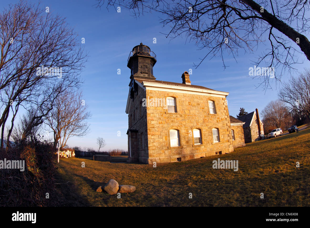 Old Field Lighthouse Long Island NY Stock Photo - Alamy