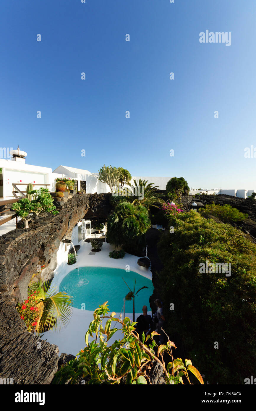 Lanzarote - garden of Casa César Manrique, museum of the Manrique ...