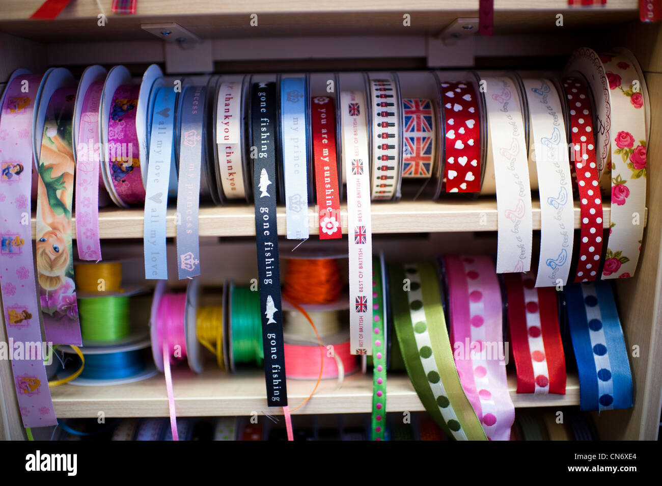 Haberdashery shop fabric hi-res stock photography and images - Alamy