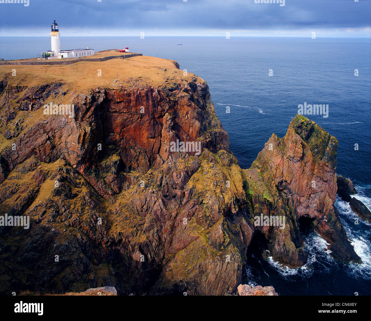 Photo of Lighthouse on Cape Wrath, North Highlands, Scotland, UK Stock ...