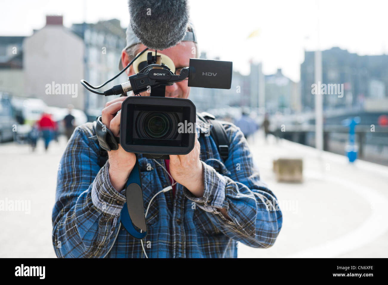 Sony video camera hi-res stock photography and images - Alamy