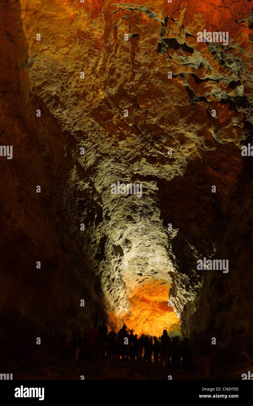 Lanzarote underground tour hi-res stock photography and images - Alamy