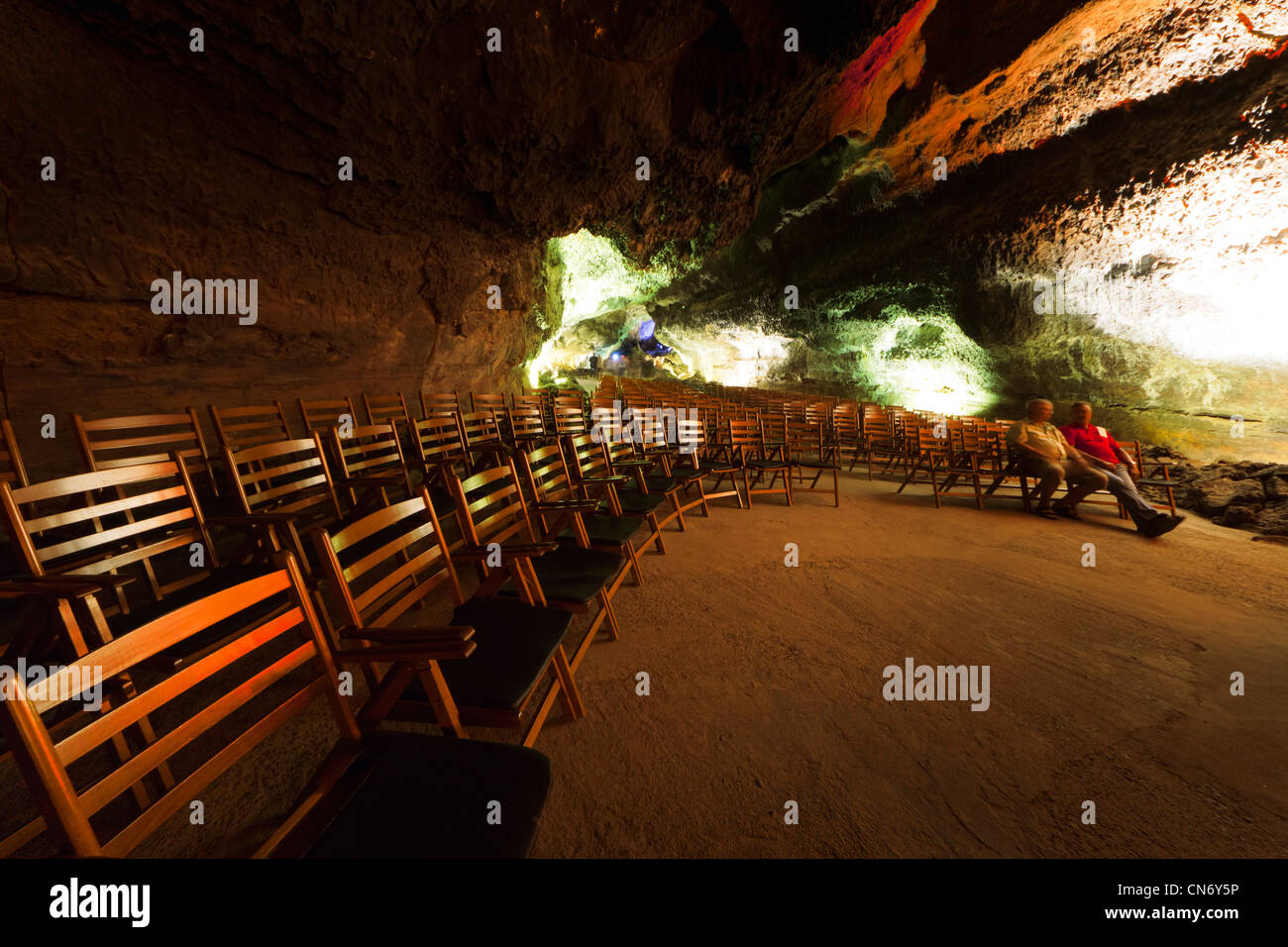 Lanzarote, Canary Islands - Cueva Verdes, underground tour of lava pipe ...