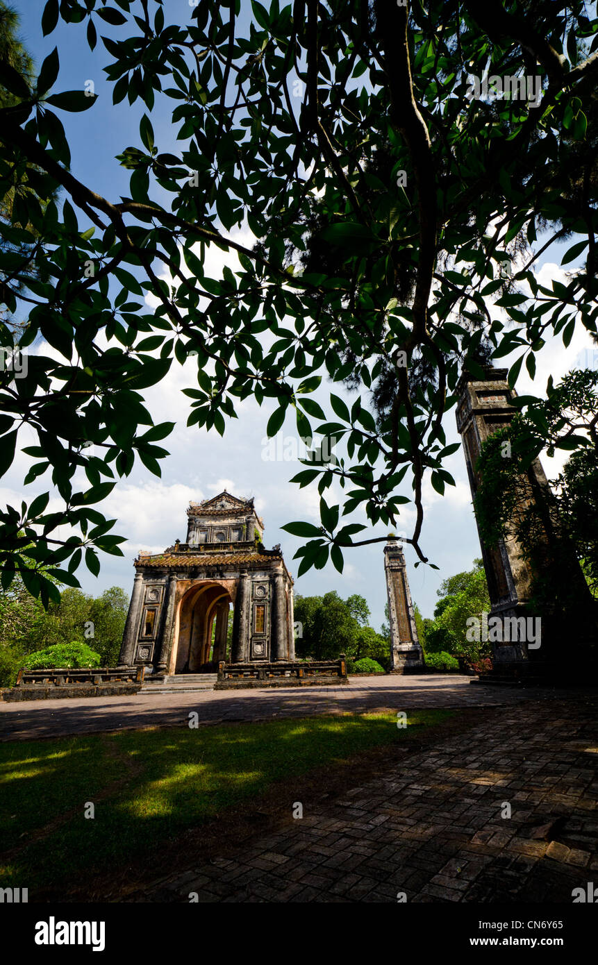 Tomb of Emperor Tu Duc near Hue, Vietnam, Asia Stock Photo - Alamy