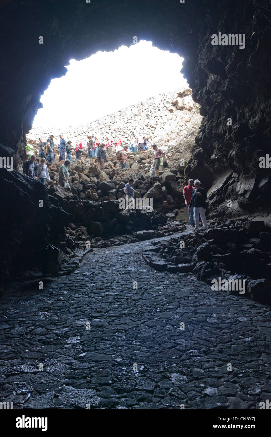Lanzarote underground tour hi-res stock photography and images - Alamy