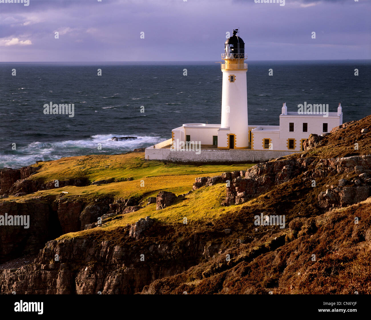 Photo of Rubha Reidh Lighthouse, north Highlands, Scotland, UK Stock ...