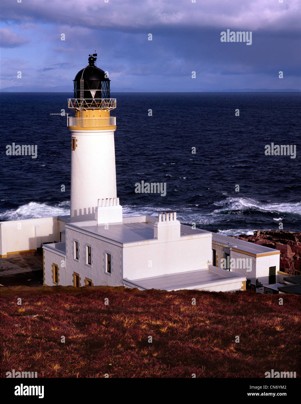 Photo of Rubha Reidh Lighthouse, north Highlands, Scotland, UK Stock ...