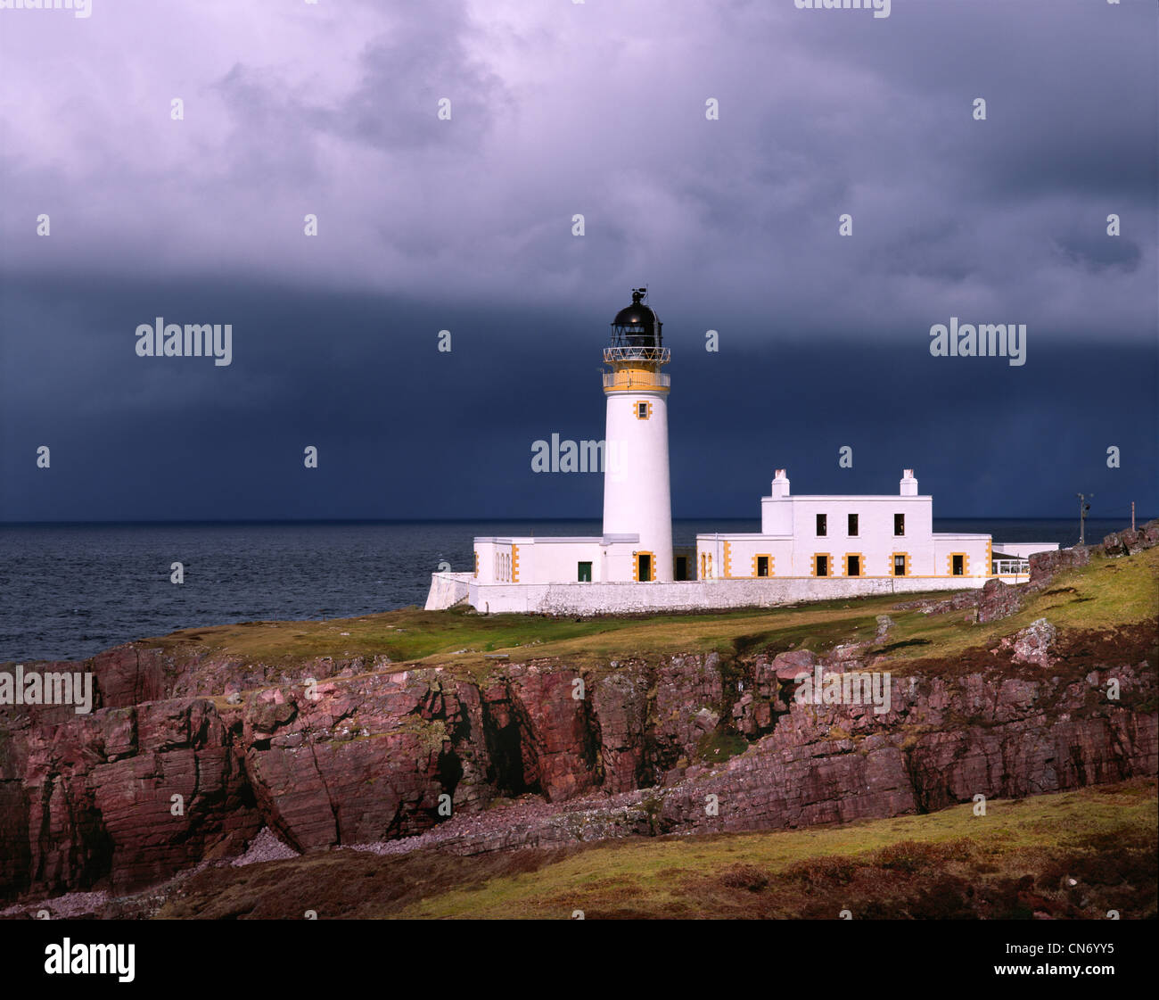 Photo of Rubha Reidh Lighthouse, north Highlands, Scotland, UK Stock ...