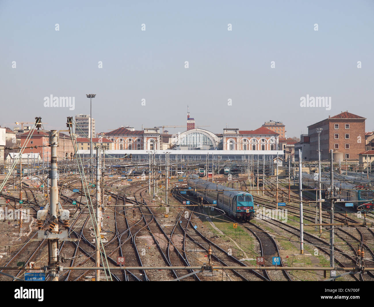 Torino Porta Nuova railway station in Turin, Italy Stock Photo - Alamy