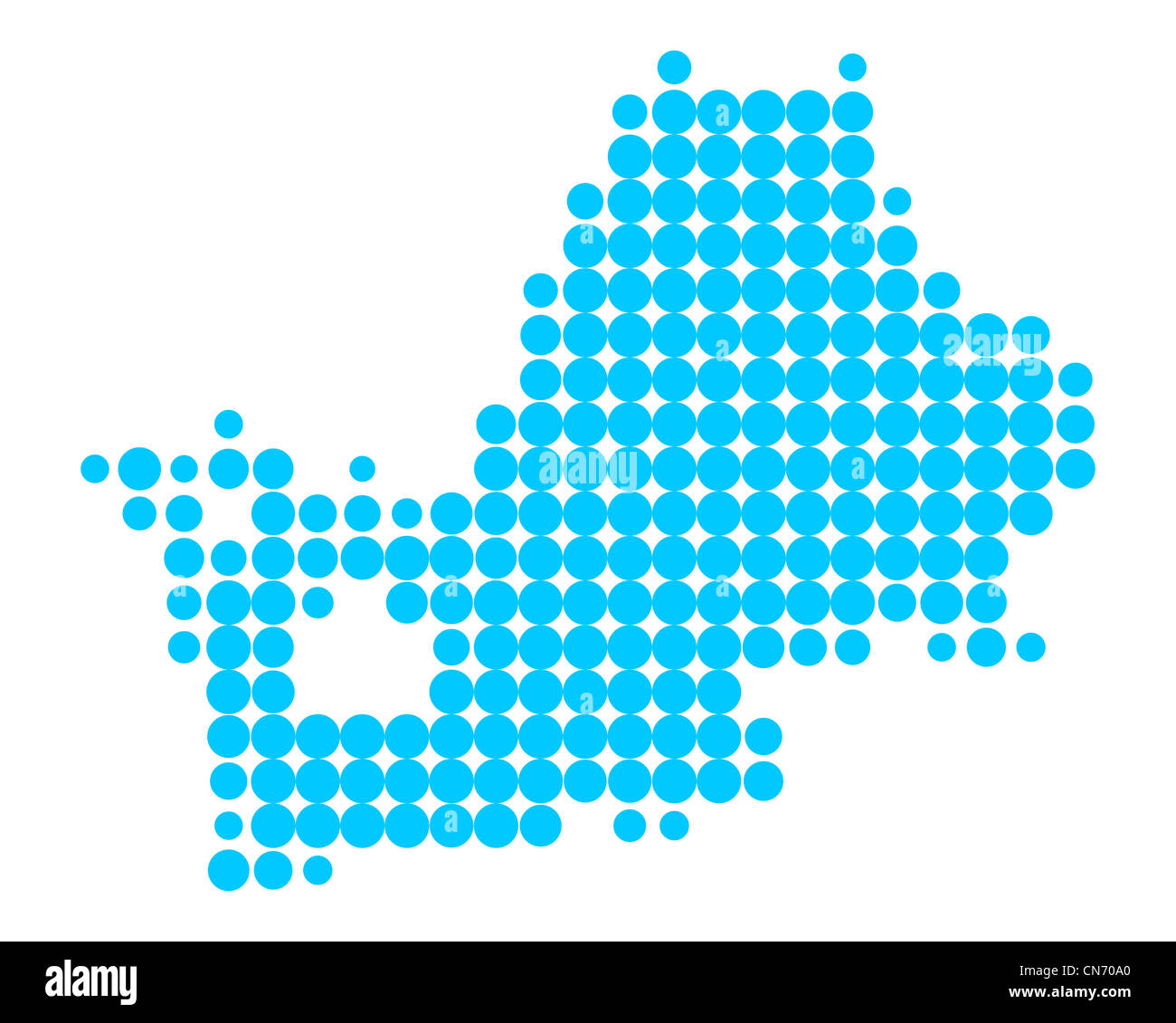 Map of Lake Chiemsee Stock Photo - Alamy