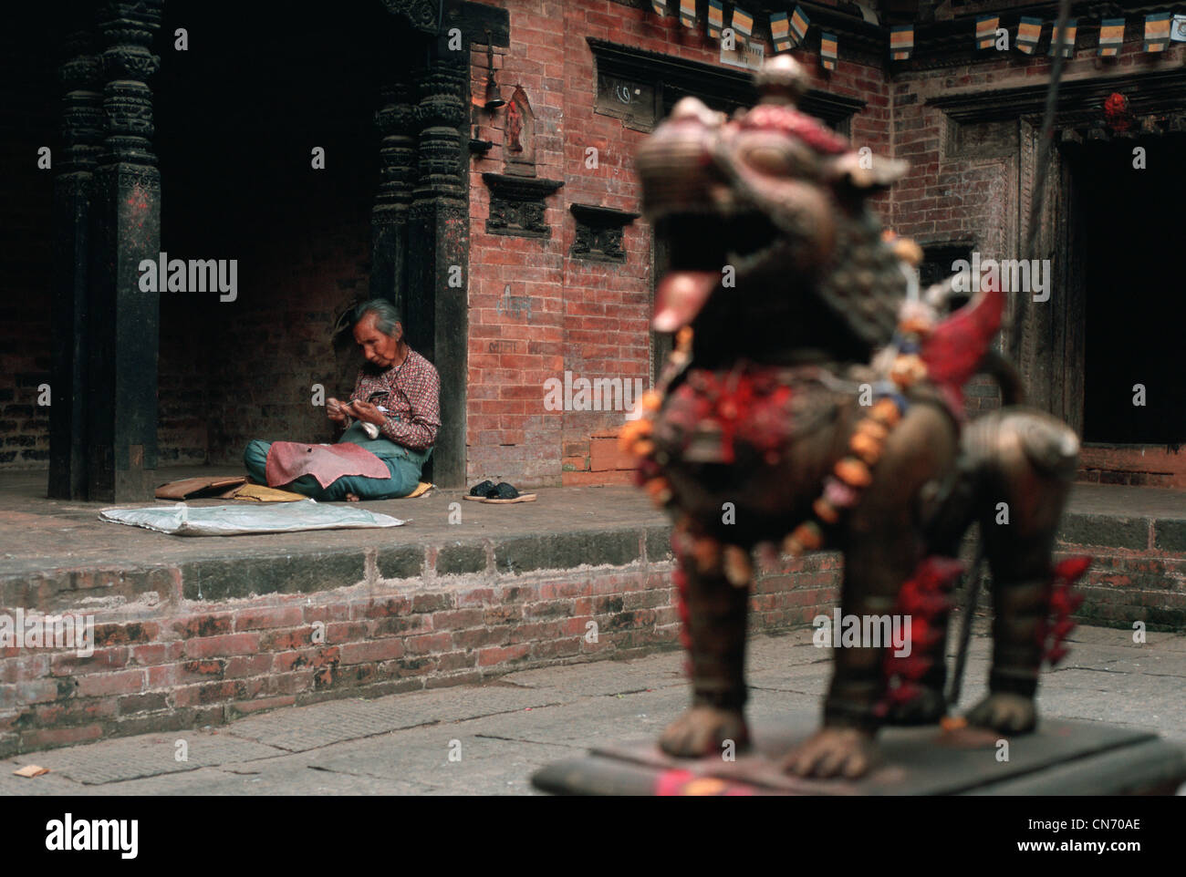 Newari house hi-res stock photography and images - Alamy