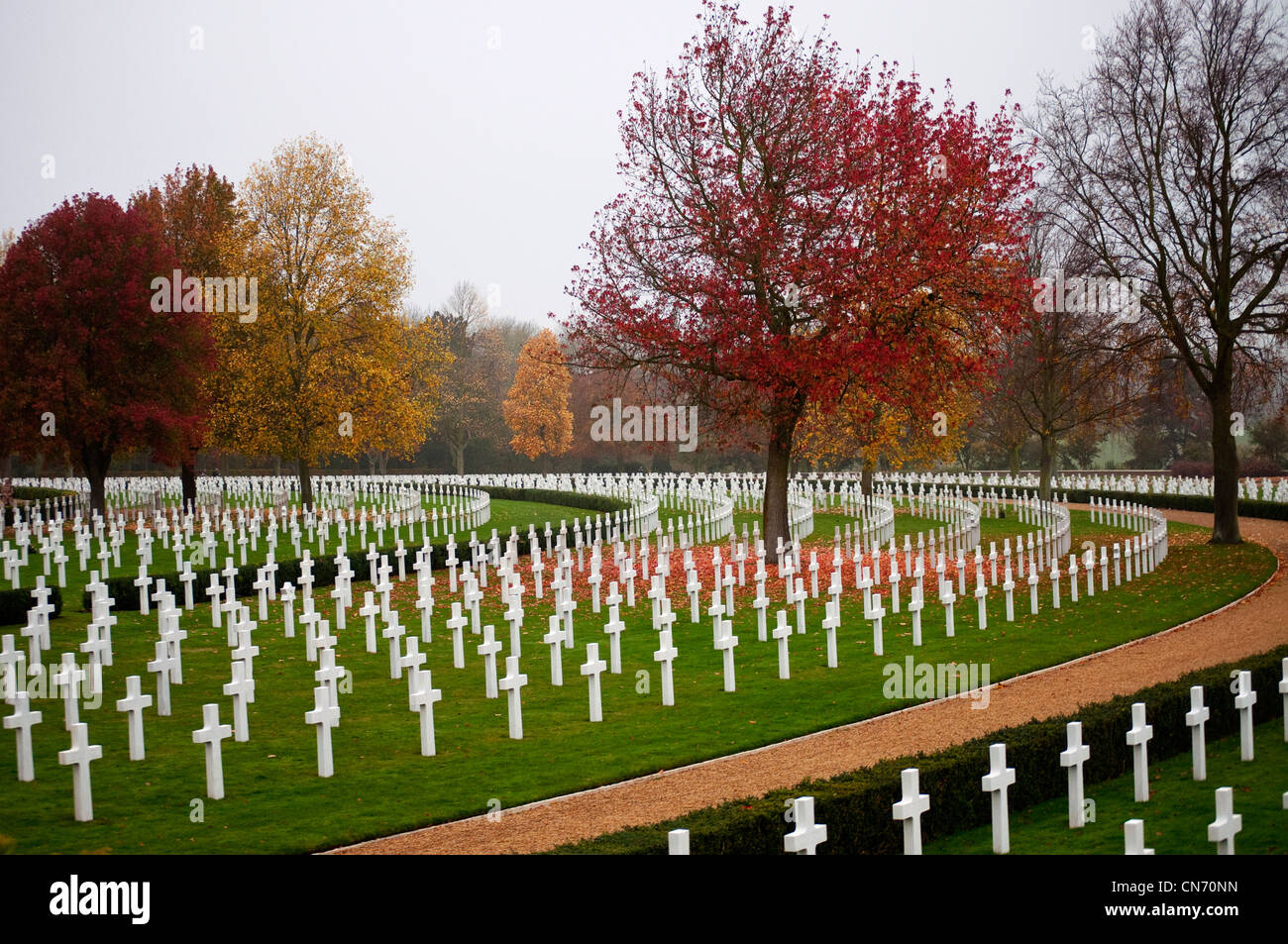 Madingley american military cemetery hi-res stock photography and ...