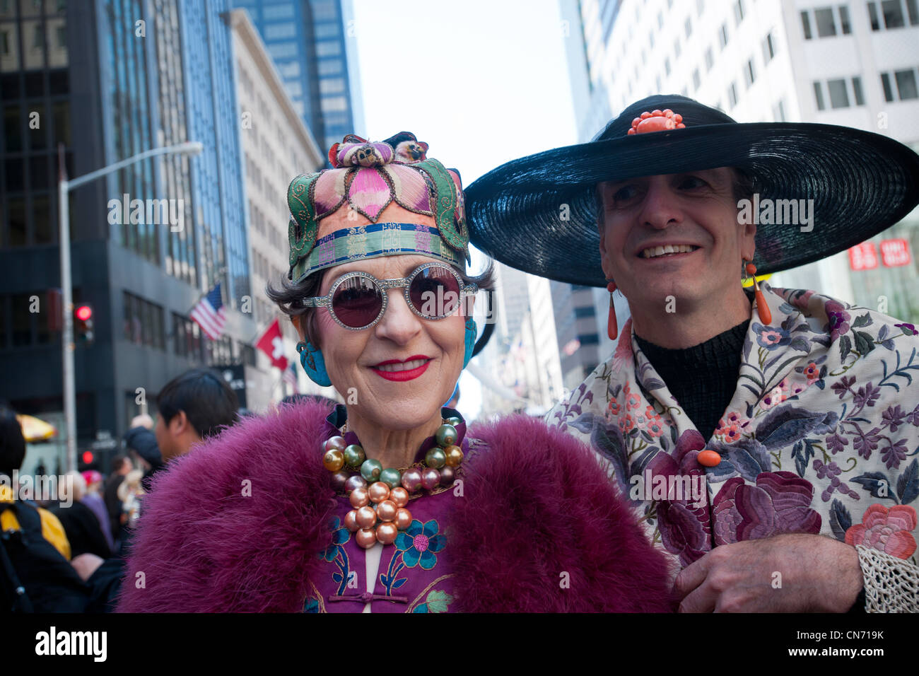 Thousands turn out on a warm and sunny Easter Sunday in New York Stock ...