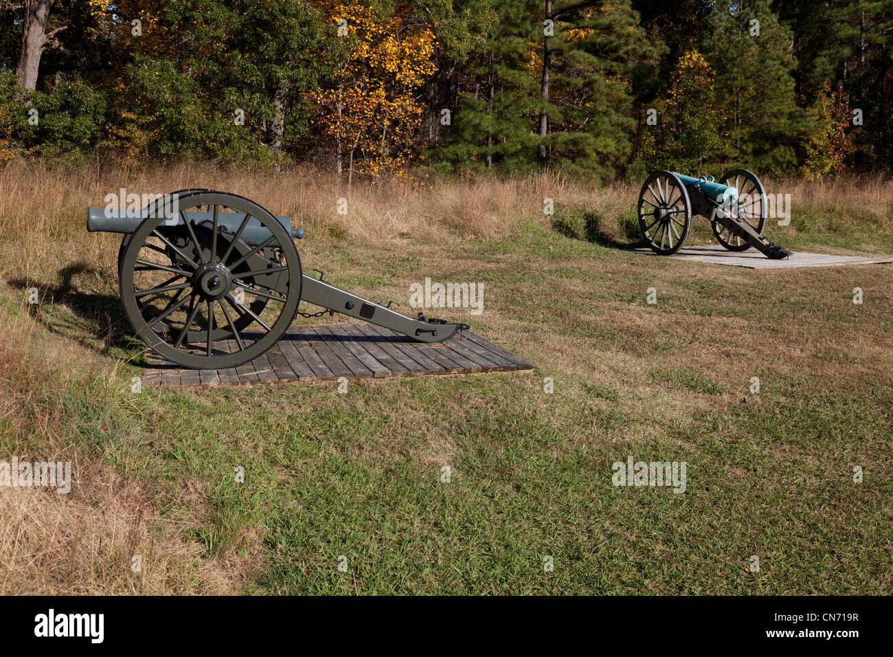 Cannons at Petersburg National Battlefield Eastern Front in Virginia ...