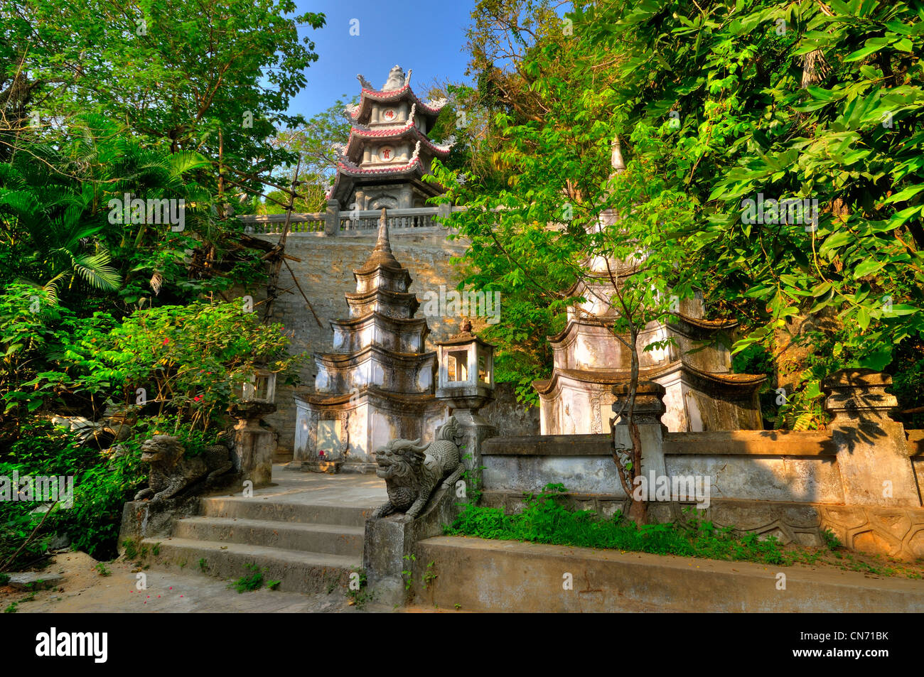 Pagoda, Marble mountain, Danang, Vietnam Stock Photo - Alamy