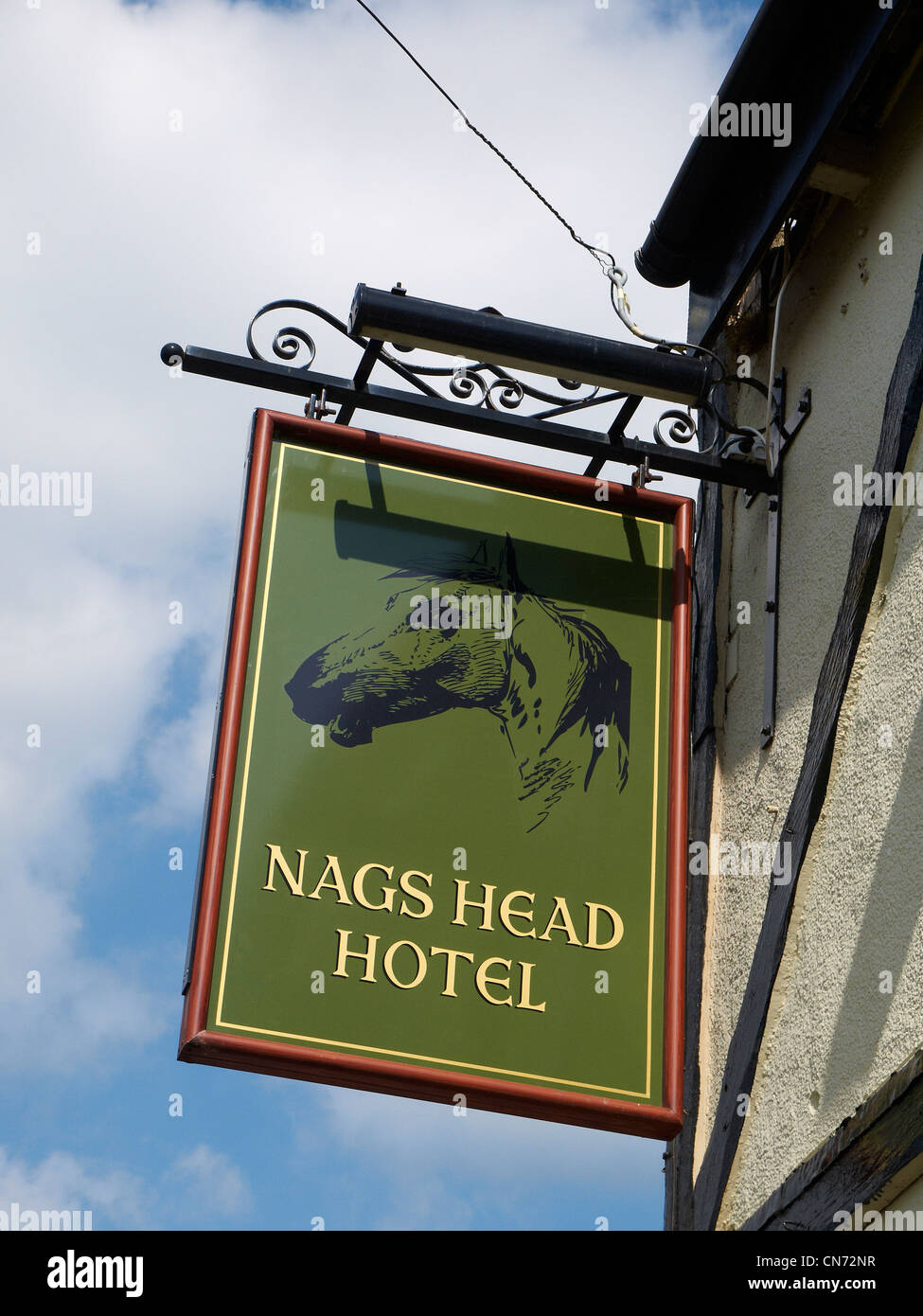 Nags Head Hotel sign Stock Photo - Alamy
