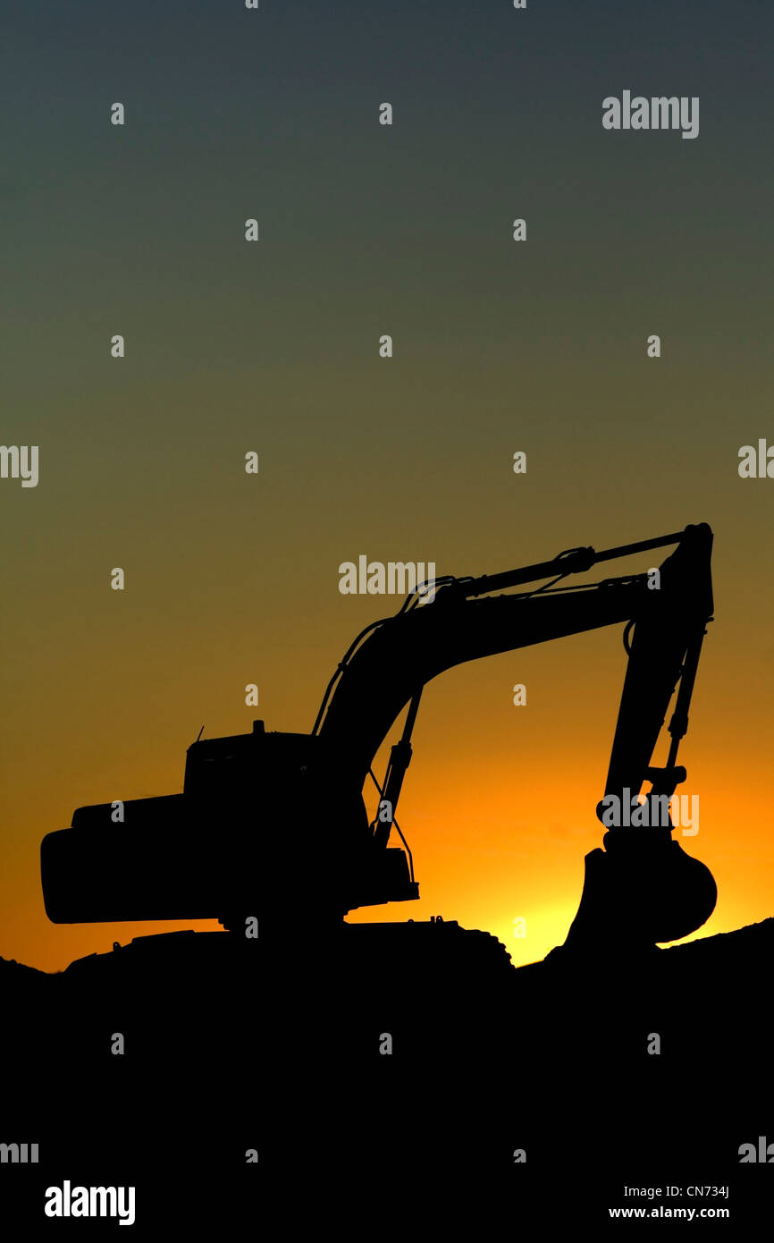 a great excavator Stock Photo - Alamy