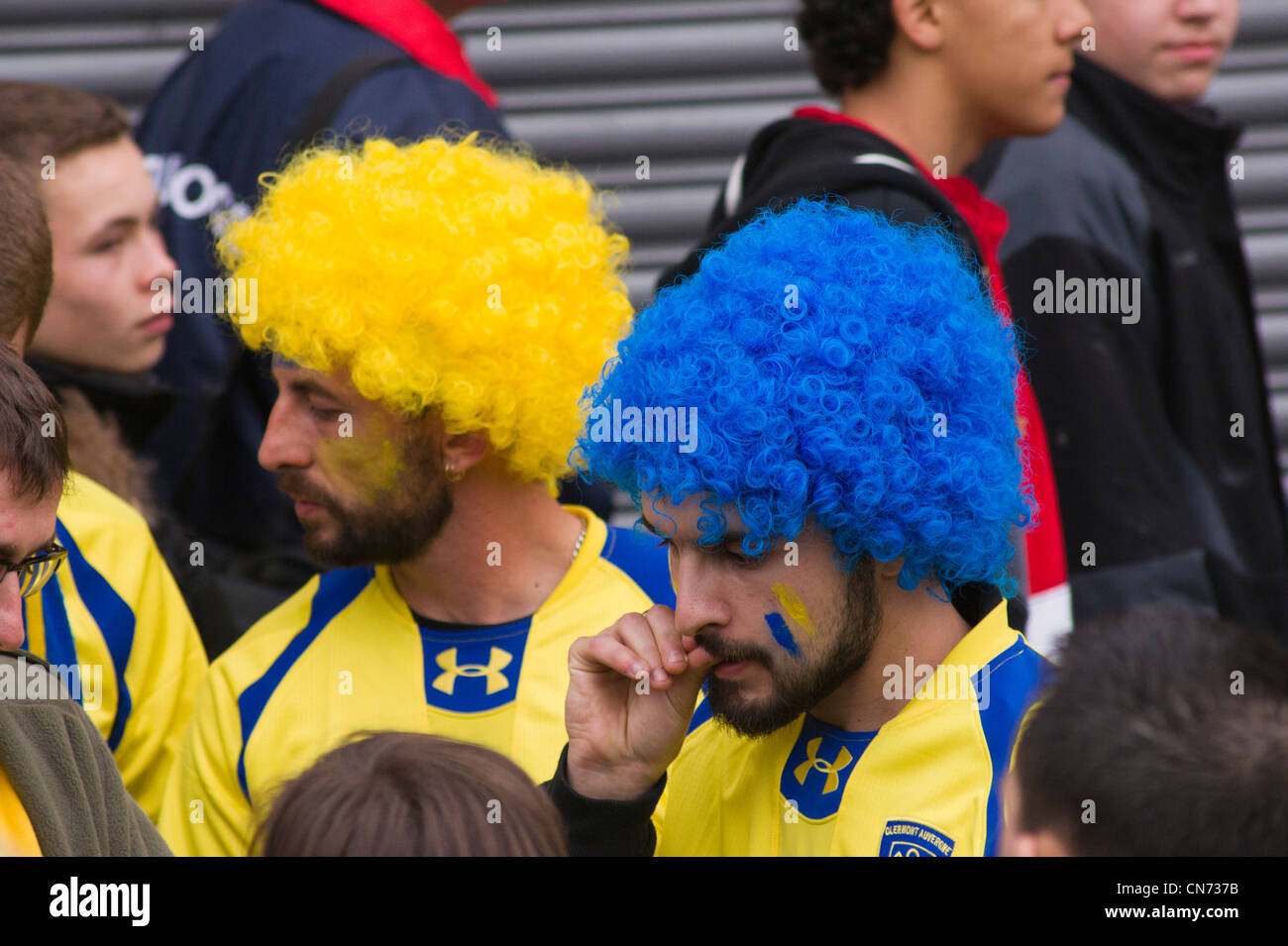 rugby supporters at vicarage road Stock Photo - Alamy