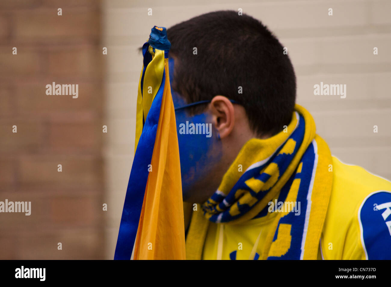 rugby supporters at vicarage road Stock Photo - Alamy
