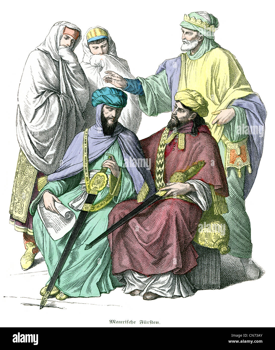 Moorish princes Stock Photo - Alamy