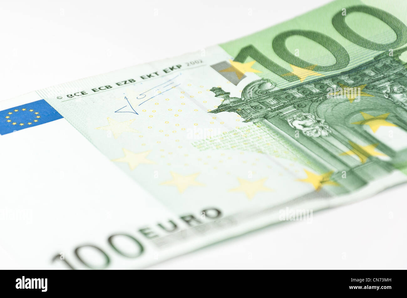 close-up of a hundred euro banknote Stock Photo - Alamy