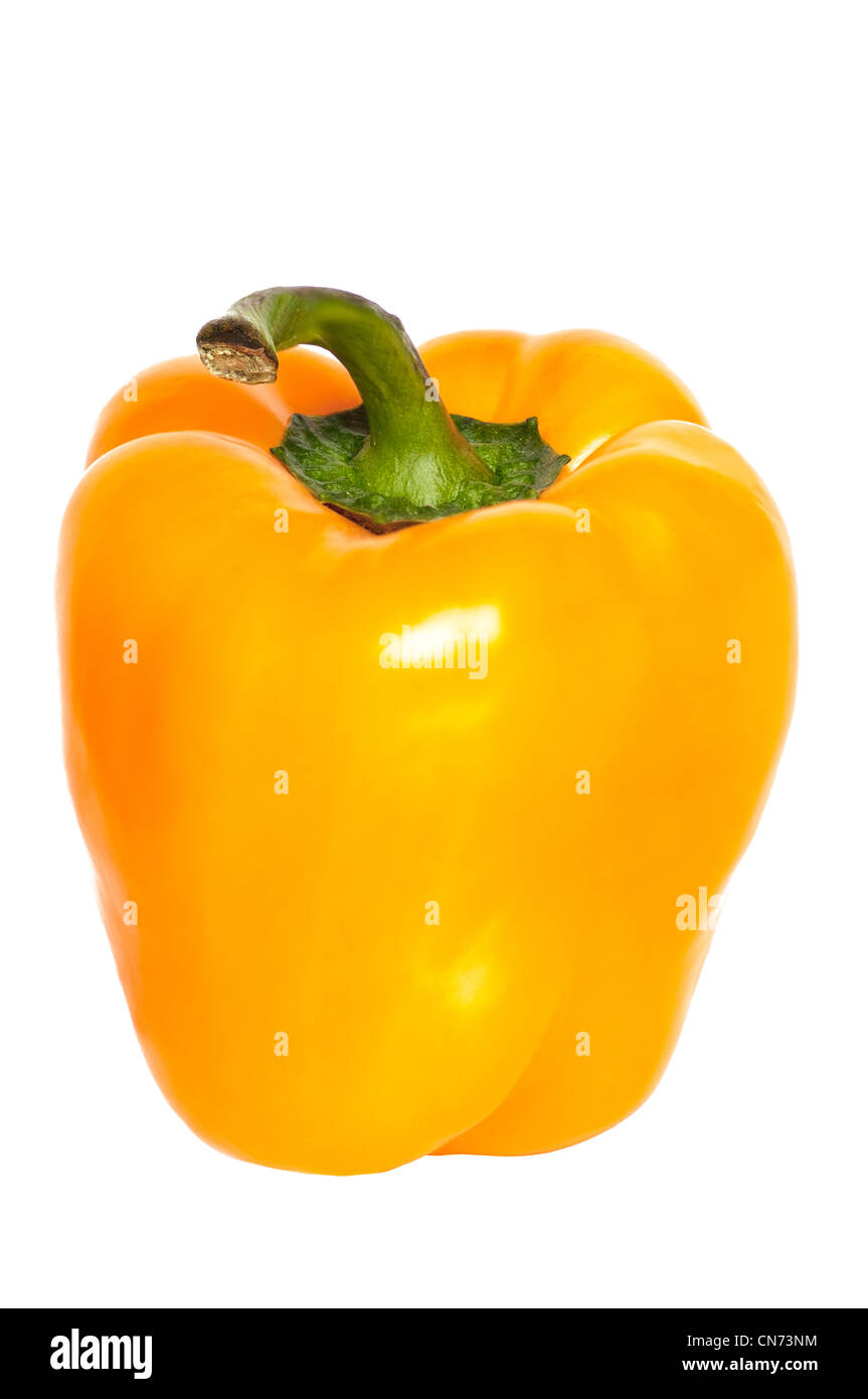 yellow pepper closeup Stock Photo - Alamy