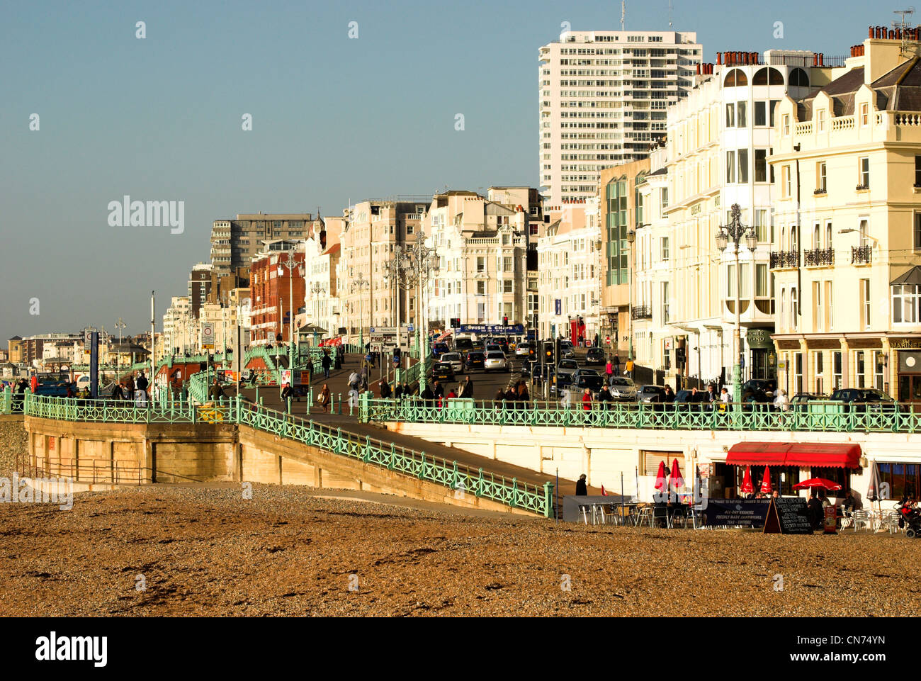 Brighton seafront buildings hi-res stock photography and images - Alamy