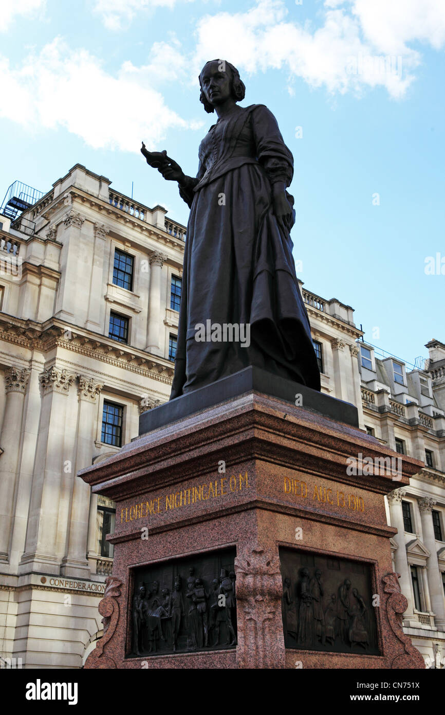 Florence Nightingale memorial, London, England Stock Photo - Alamy