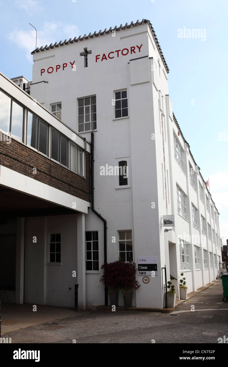The Royal British Legion's Poppy Factory in Richmond, London, England ...