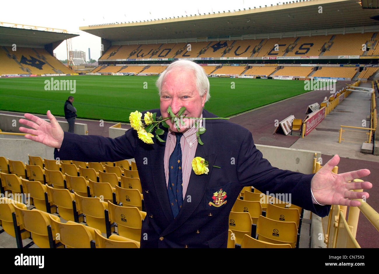 Sir Jack Hayward with the 'Molineux Rose' named after his football ...