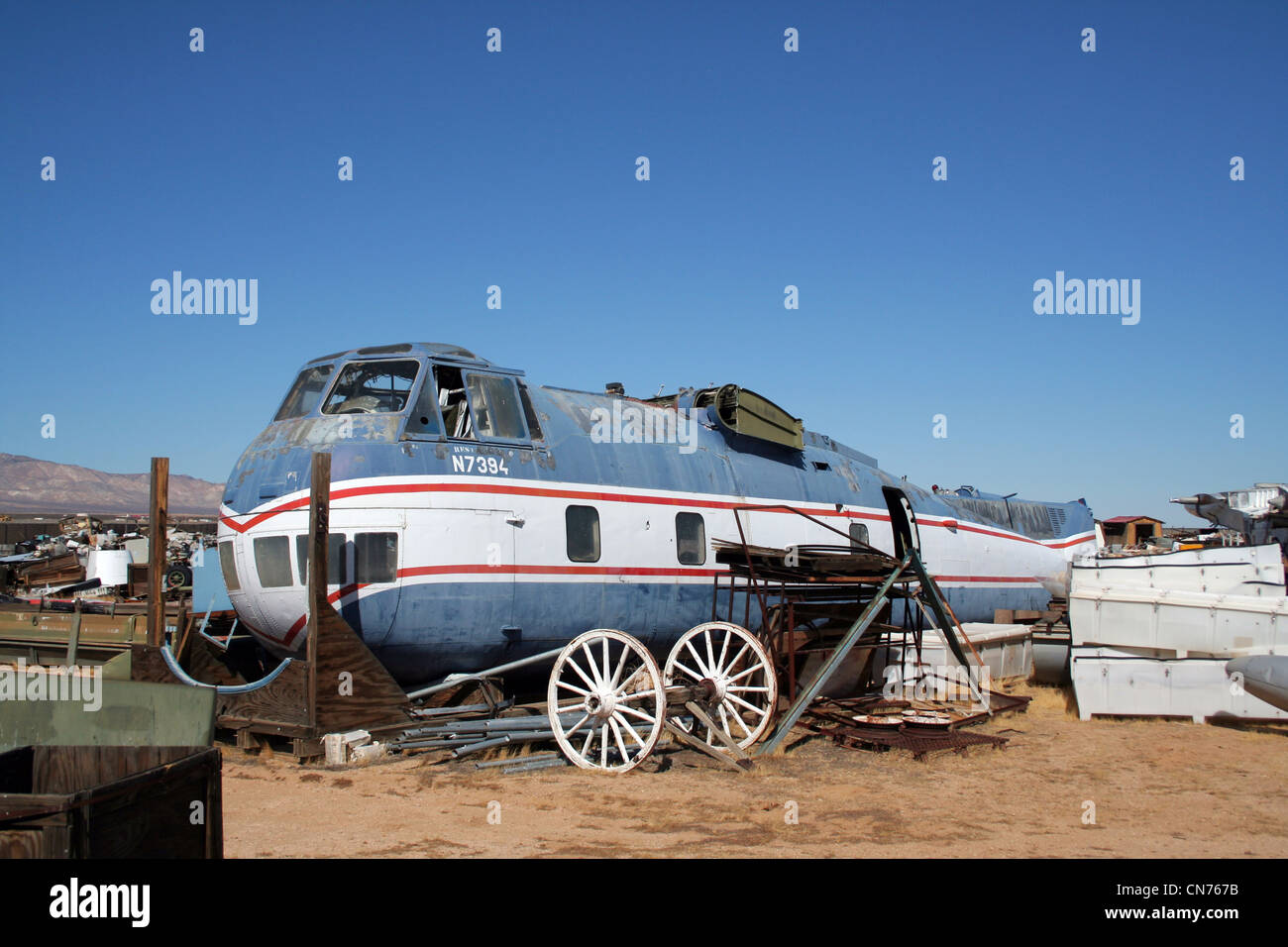 Scrap helicopter hi-res stock photography and images - Alamy