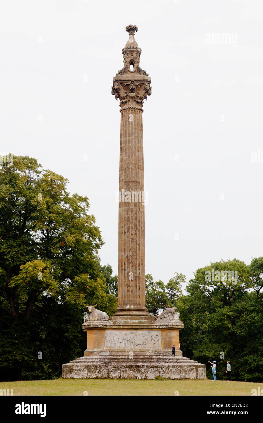 Holkham Hall Norfolk Monument to Thomas Coke, 1st Earl of Leicester ...