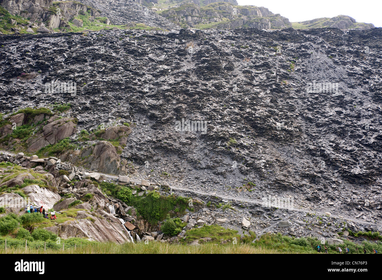 Slate mine, Ffestiniog, Wales, UK Stock Photo - Alamy
