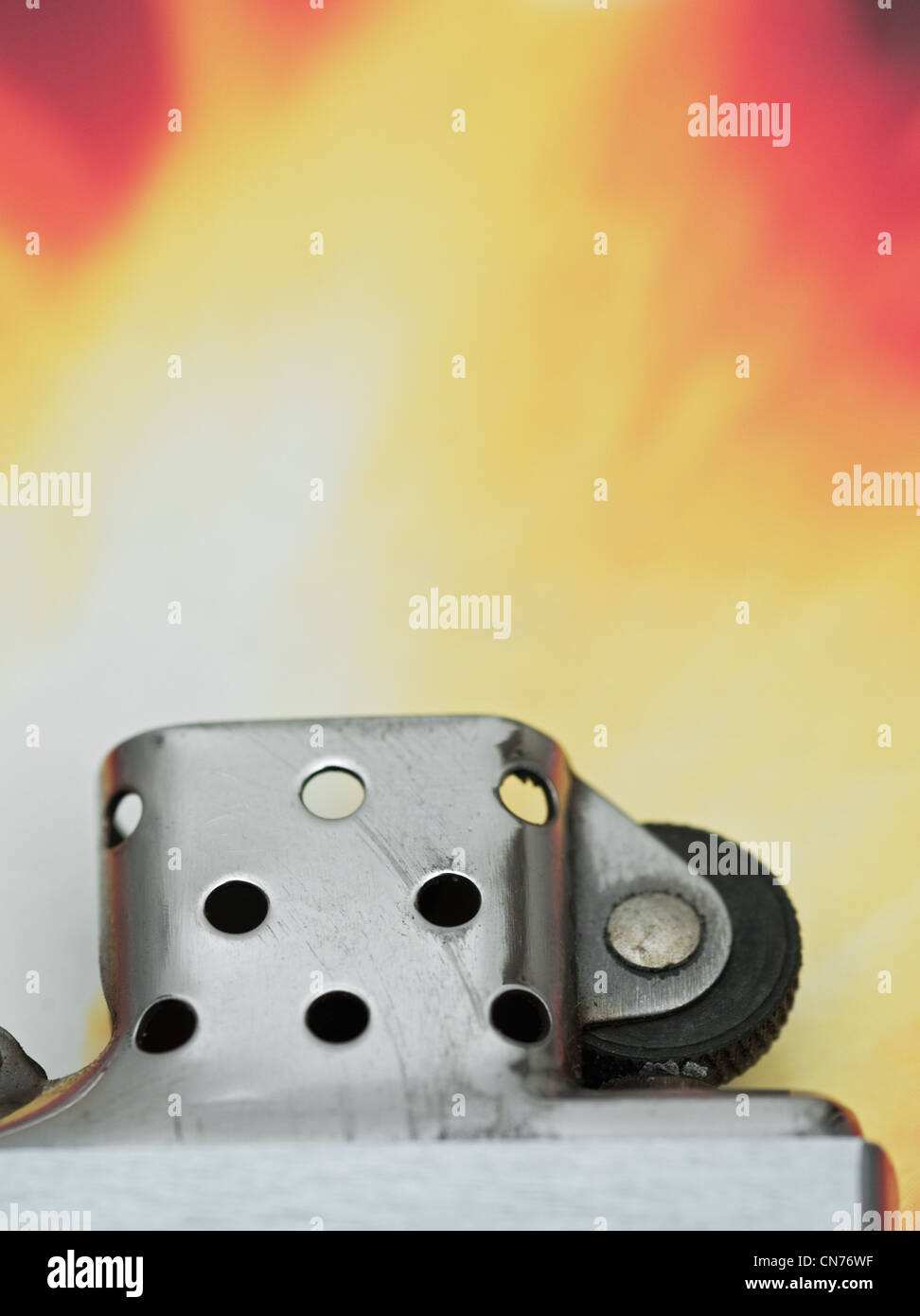 lighter and flame Stock Photo - Alamy