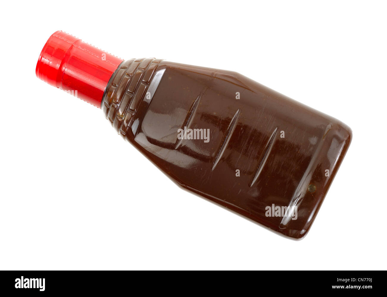 Barbecue sauce with red cap Stock Photo - Alamy
