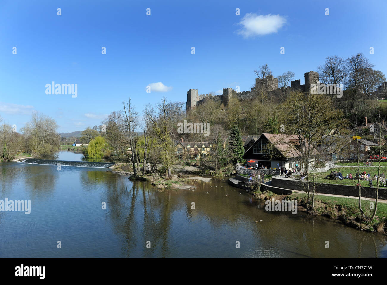 Ludlow Dinham Weir High Resolution Stock Photography and Images - Alamy