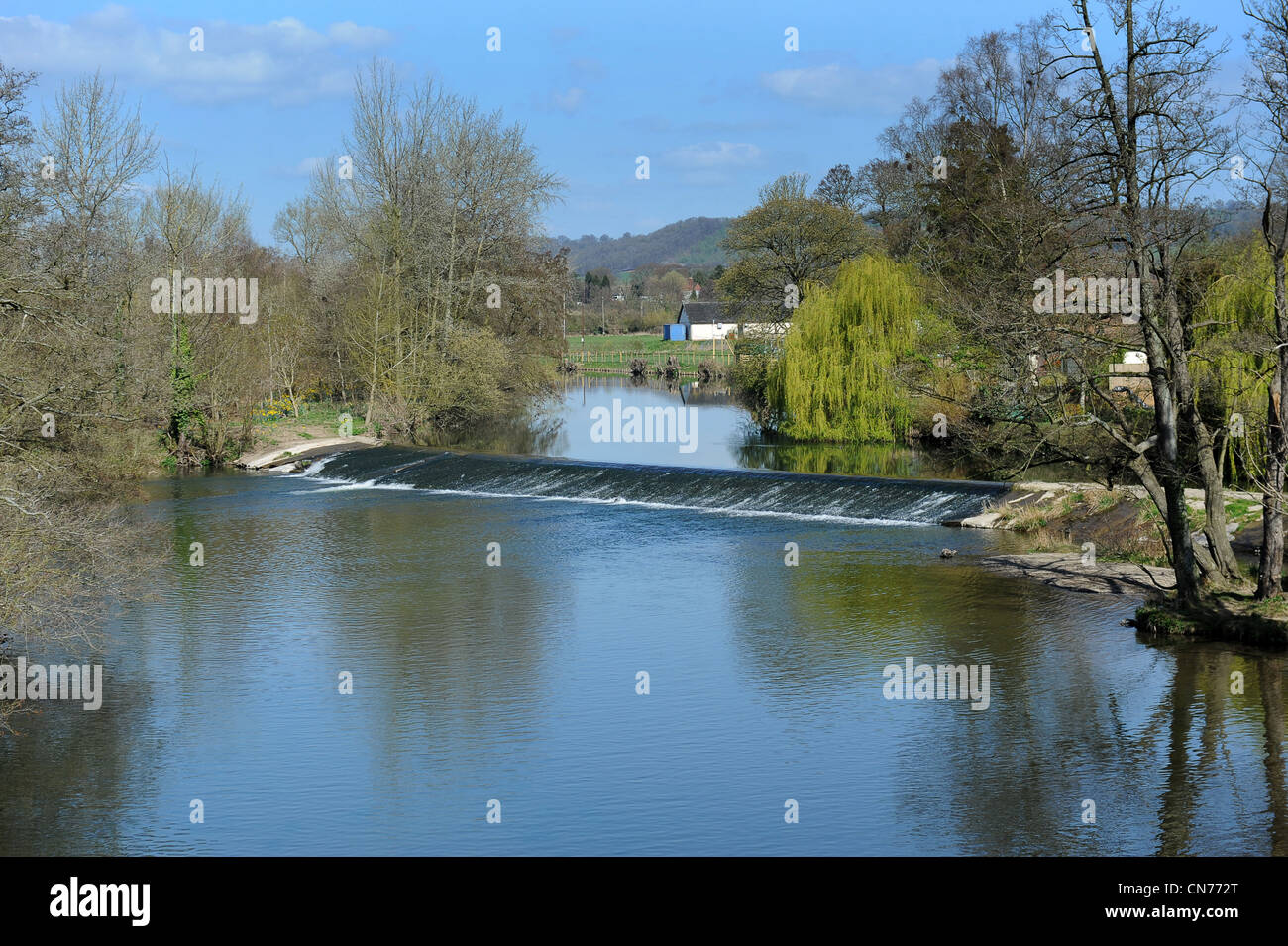 Ludlow dinham weir hi-res stock photography and images - Alamy