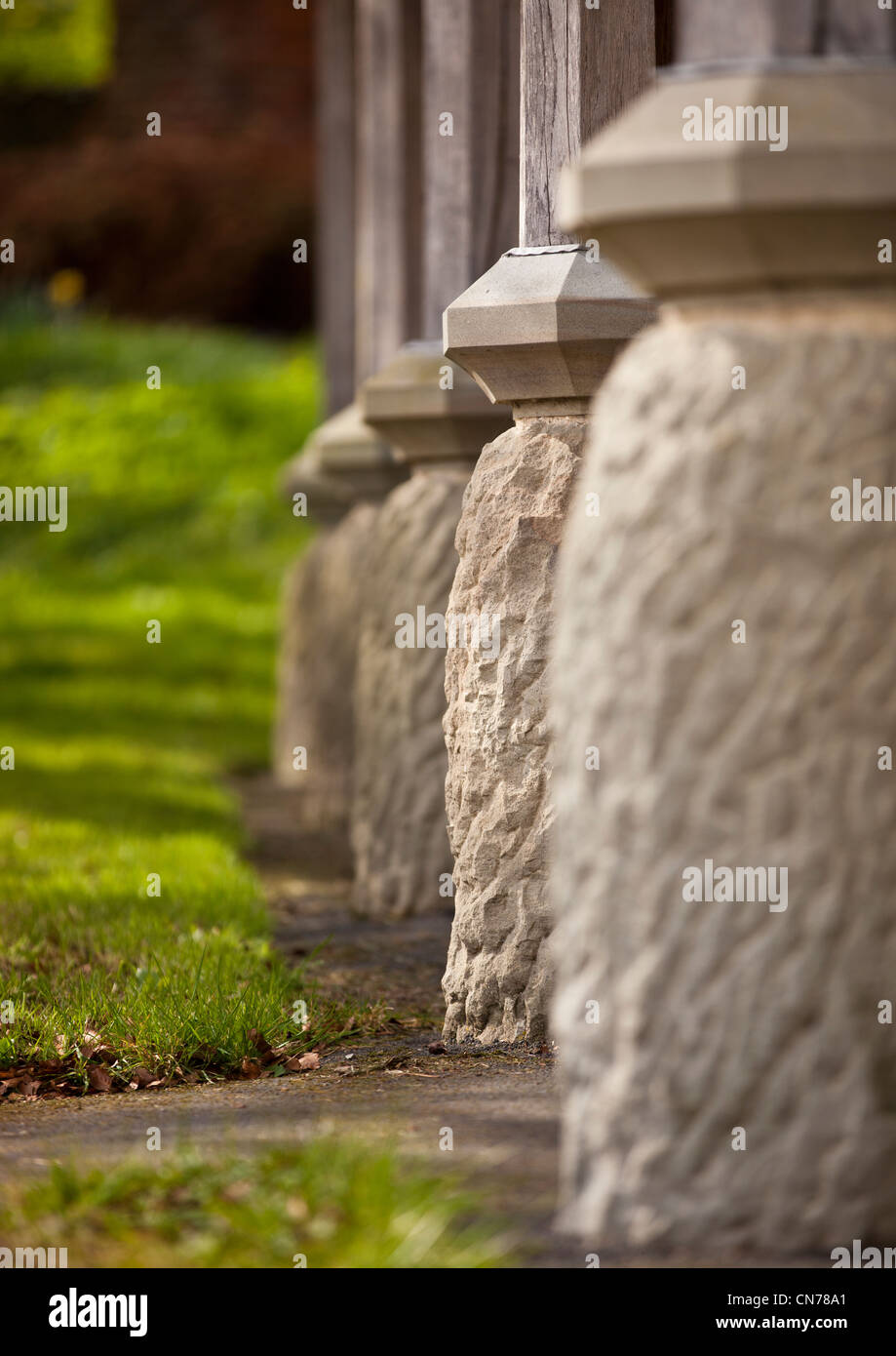 Old stone pillars hi-res stock photography and images - Alamy