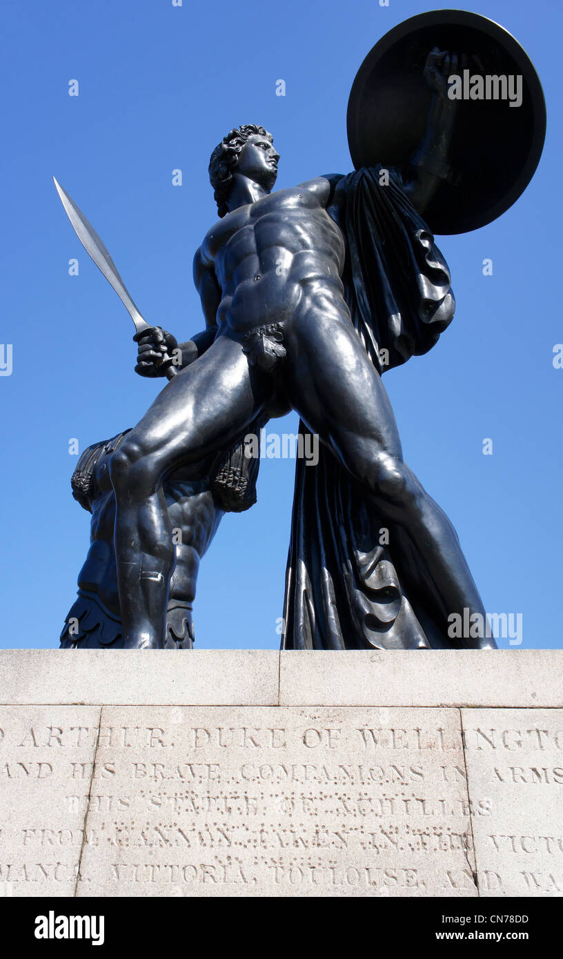 Statue of achilles hyde park london hi-res stock photography and images ...